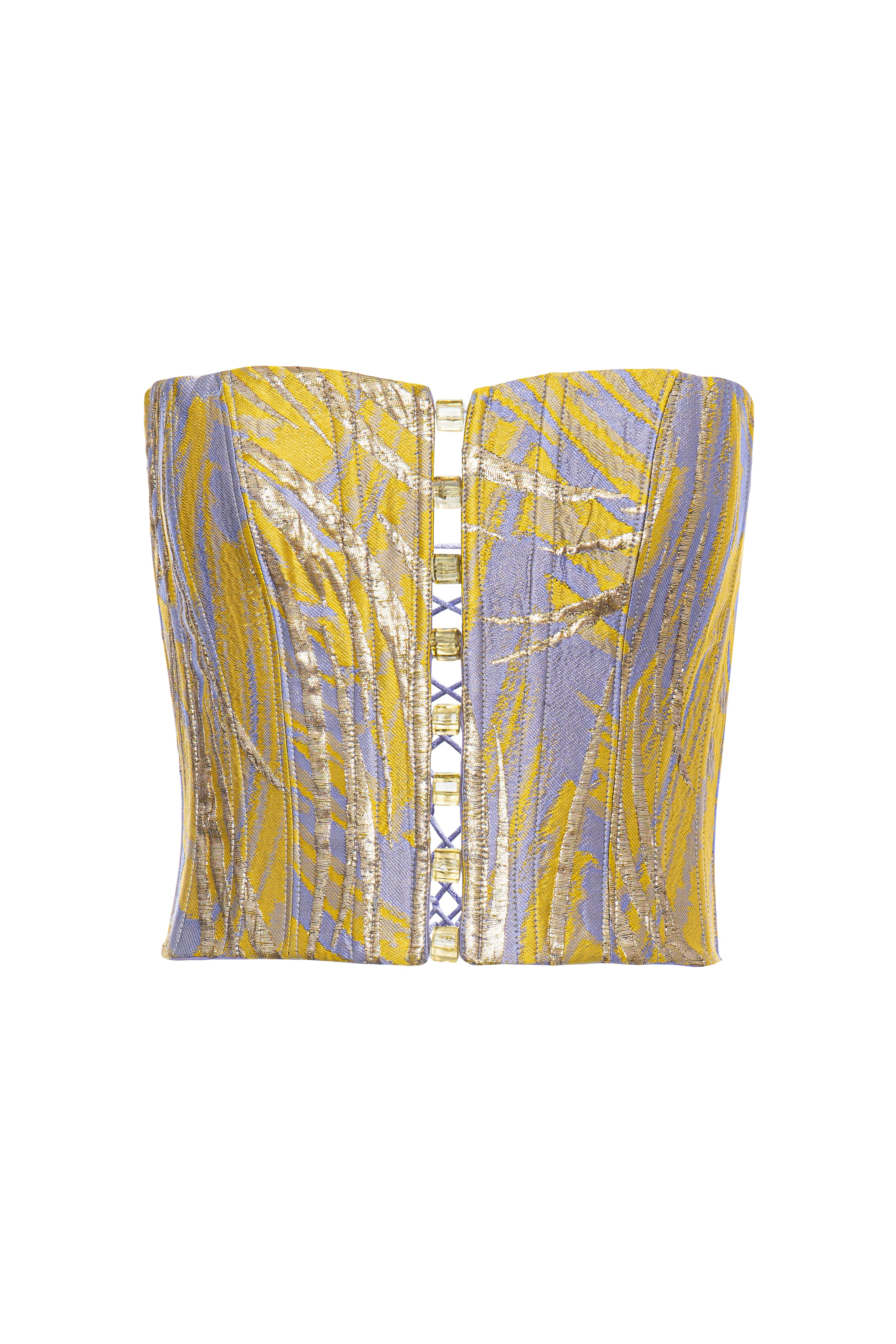 Angless - Patterned Strapless Corset – ROCCIE